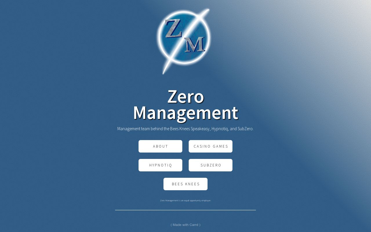 Zero Management